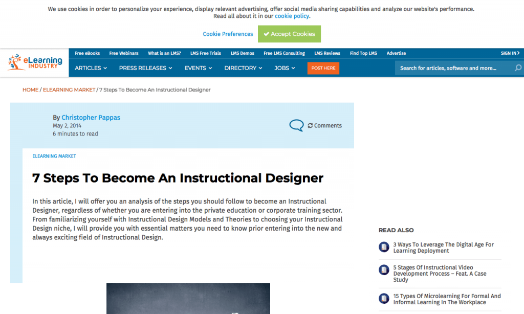 7 Steps To Become An Instructional Designer - eLearning Industry ... 7 Steps To Become An Instructional Designer - eLearning Industry ...