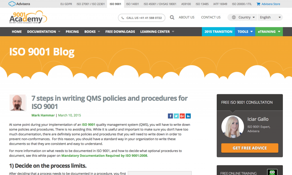 7 Steps in Writing QMS Policies and Procedures for ISO 9001 - DocToolHub