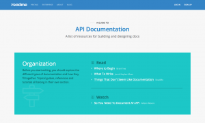 A Guide to API Documentation - ReadMe.io - DocToolHub