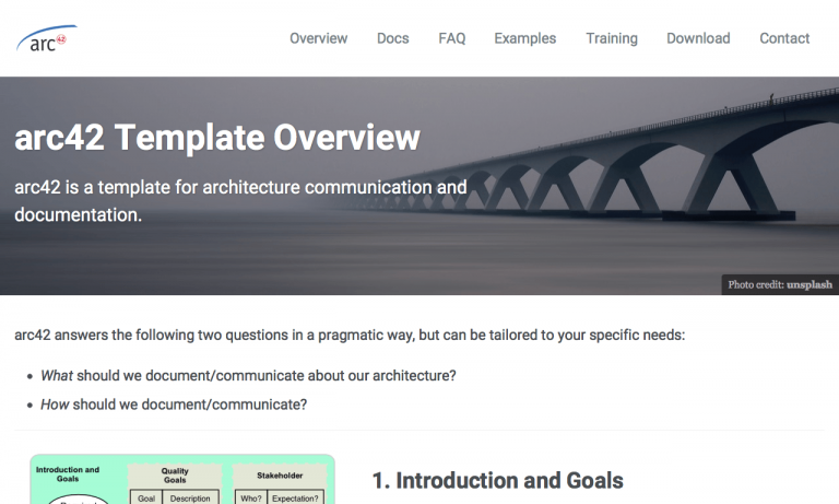 Arc42 Template - arc42 - DocToolHub