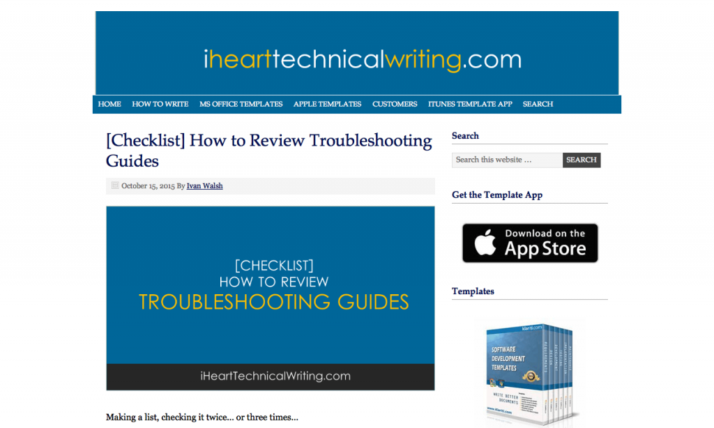 How to Review Troubleshooting Guides - IHeartTechnicalWriting - DocToolHub How to Review Troubleshooting Guides - IHeartTechnicalWriting - DocToolHub