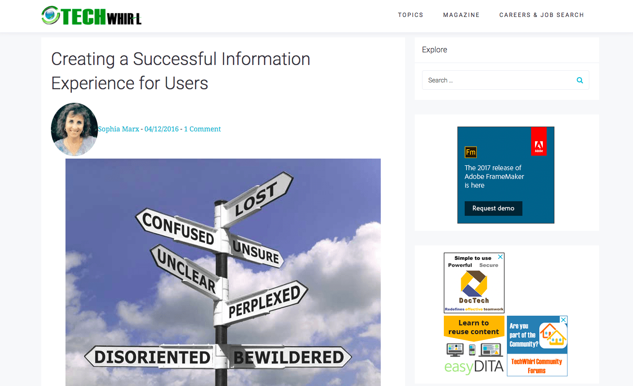 Creating A Successful Information Experience For Users Techwhirl
