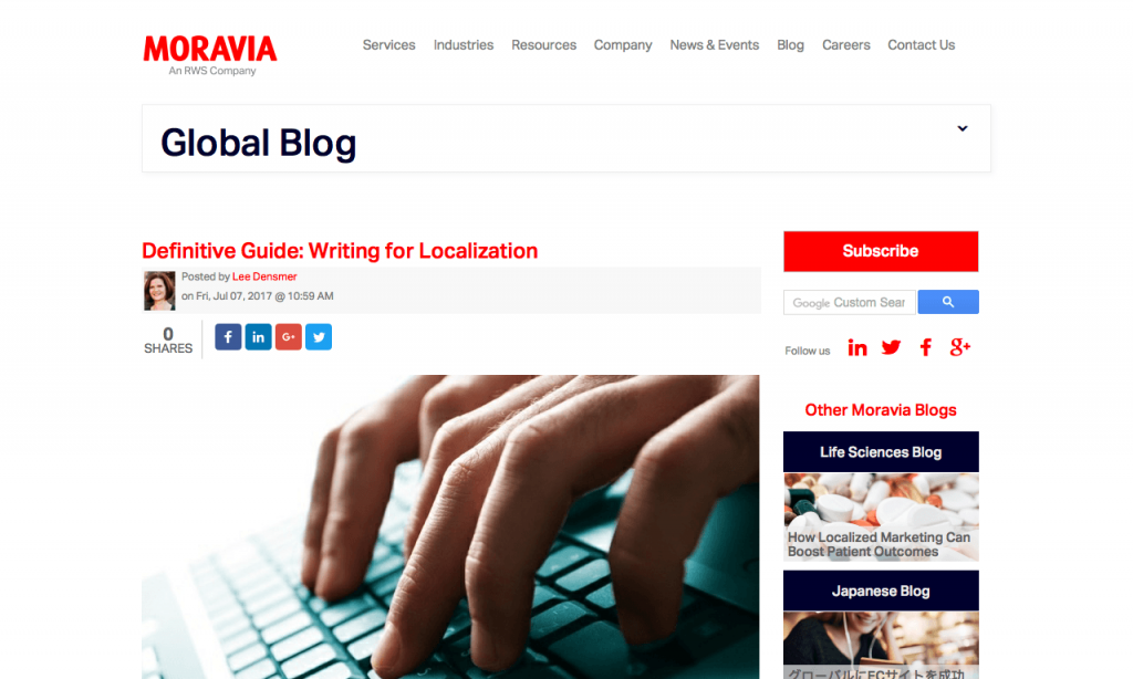 Definitive Guide: Writing for Localization - Moravia - DocToolHub