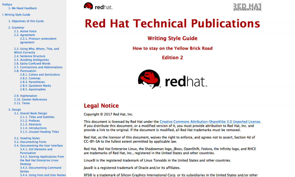 Red Hat Technical Publications - Red Hat - DocToolHub