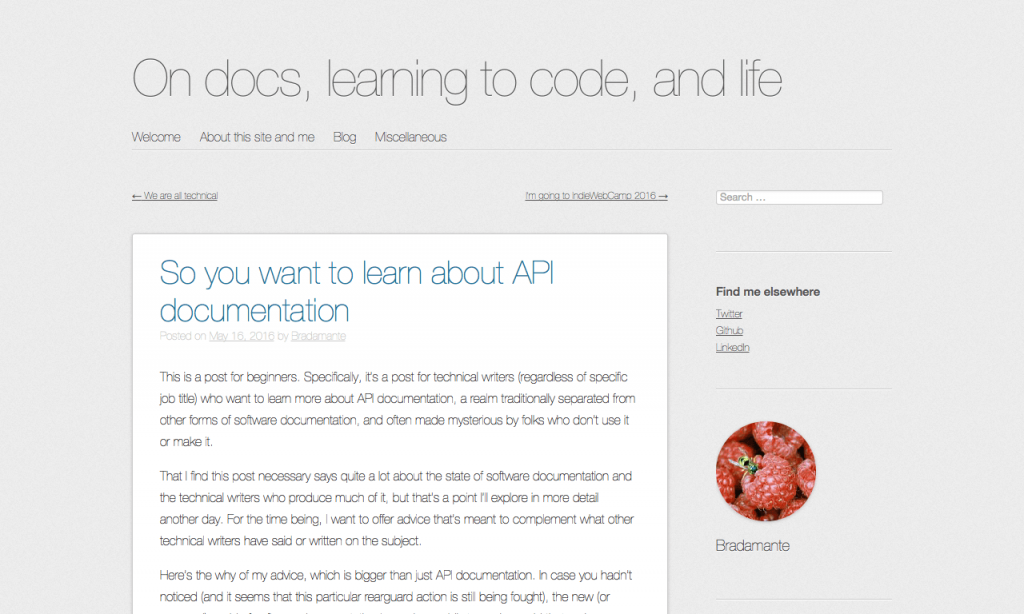 So You Want to Learn About API Documentation - YourMom.io - DocToolHub
