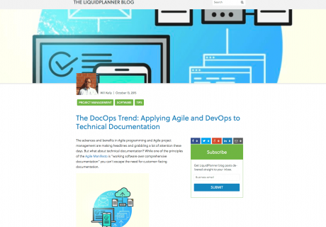 The DocOps Trend: Applying Agile and DevOps to Technical Documentation ...