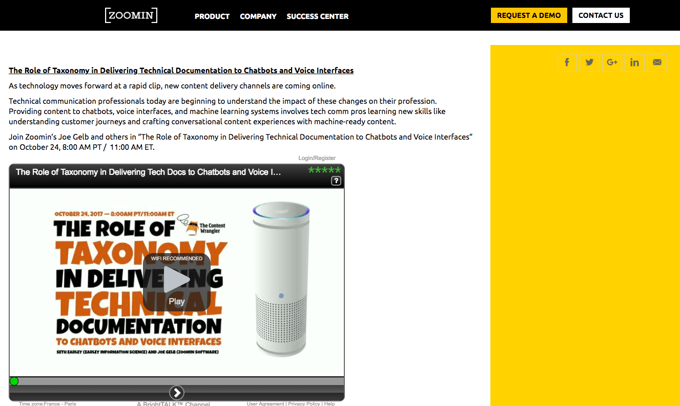 The Role of Taxonomy in Delivering Technical Documentation to Chatbots ...
