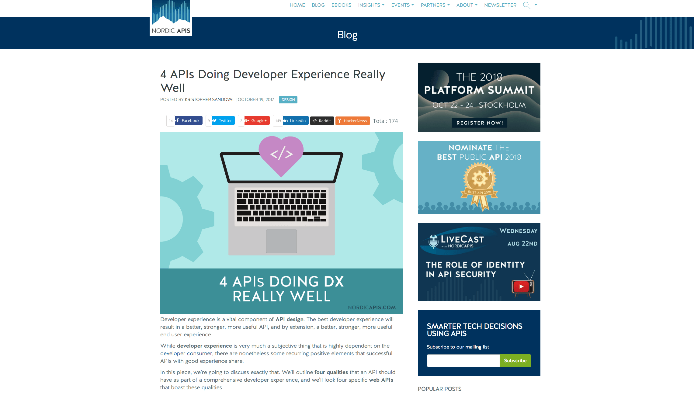 4 Apis Doing Developer Experience Really Well Nordic Apis Doctoolhub