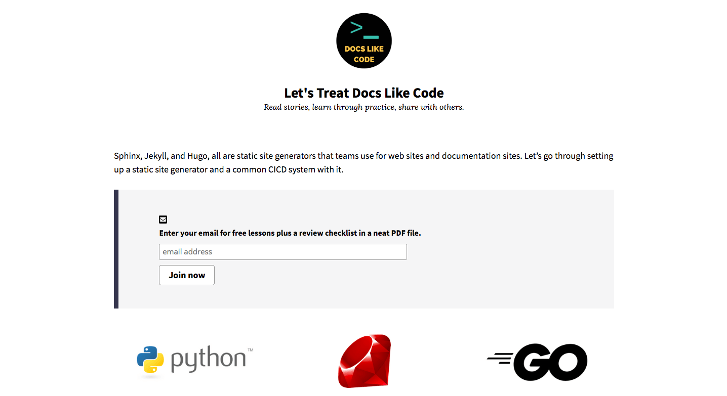 Docs Like Code Anne Gentle Doctoolhub